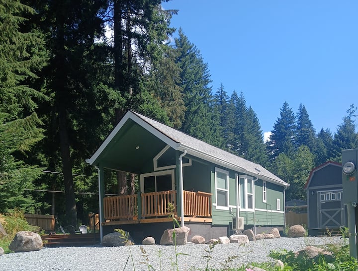 Little Tahoma Cabin - Cozy Cabin With Hot Tub - Ashford, WA