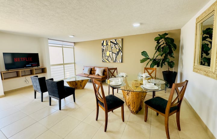 Bonito 3 Habitaciones Camas King Cochera Y Terraza - Morelia