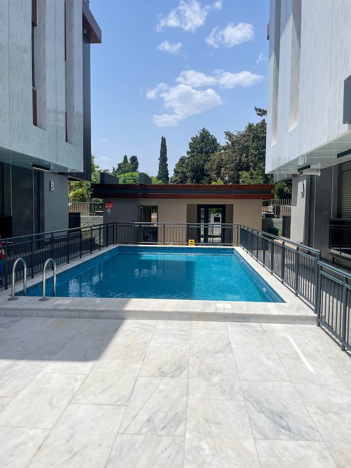 Denize 5 Dk |Lüks 2+1|havuz& Sıcaksu & Hızlı Wi-fi - Antalya