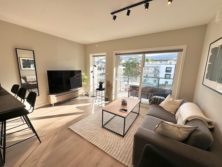 Modern Apartment In Bergen, 10min From City Centre - Aéroport de Bergen (BGO)
