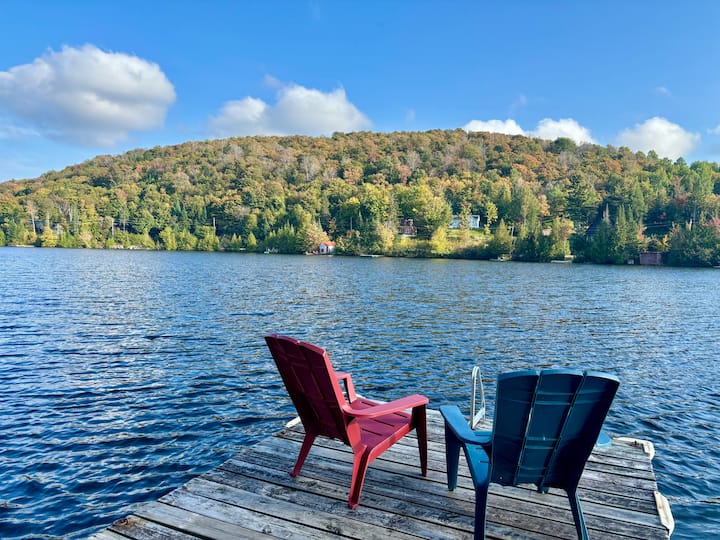 Bellefeuille Waterfront Ski Fireplace Snowshoe - Laurentides