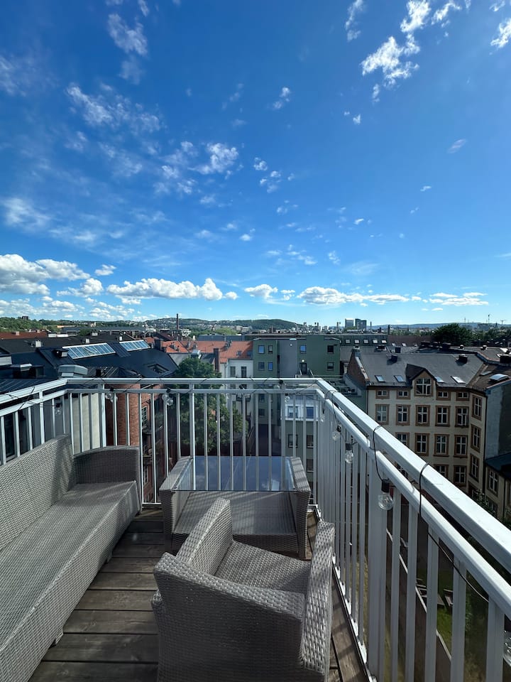 Toppleilighet Grunerløkka - Nydelig Utsikt - Oslo