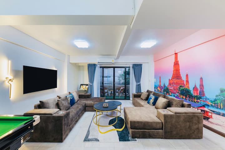 800m To Nana Bts & Plaza_rooftop +Airport Transfer - Bangkok