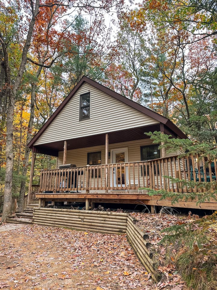 Peaceful Woodland Cabin Near Ludington & Pentwater - Pentwater, MI