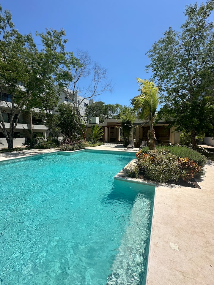 New Cozy Apartment 3 Bedroom/privateterrace/gym - Playa del Carmen