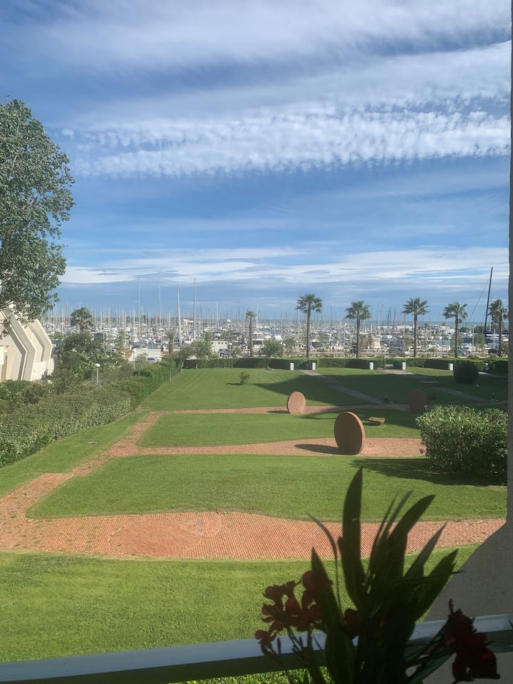 ÉLégant Studio, Vue Port Et Mer, Parking - La Grande-Motte