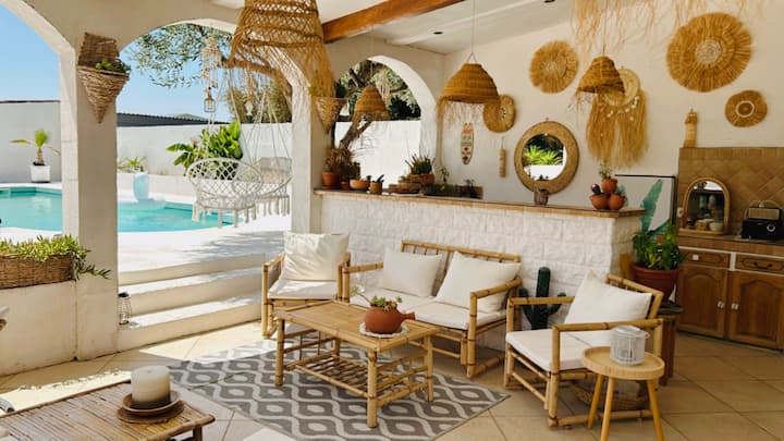 Casa Sabrik. 3 Chambres  Avec Une Belle Piscine - Capestang