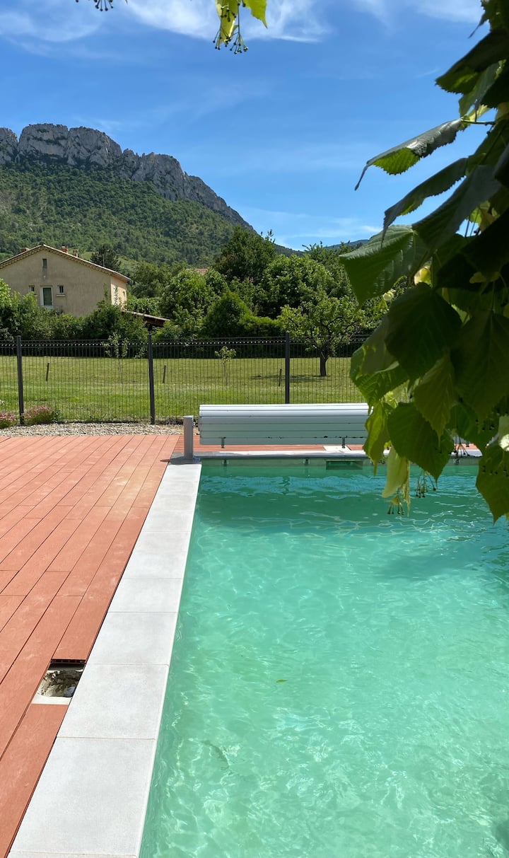 Charmant Plain-pied 60m2 Jardin / Piscine - Buis-les-Baronnies