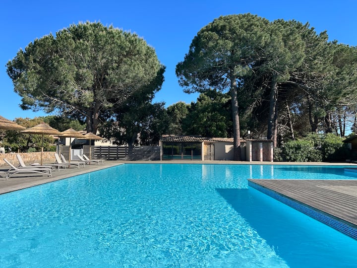 Studio Cosy Avec Grand Balcon & Piscine Magnifique - Corse