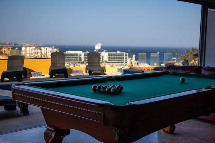 Cliff Dream Home With Pool, & Marina Views - Cabo San Lucas