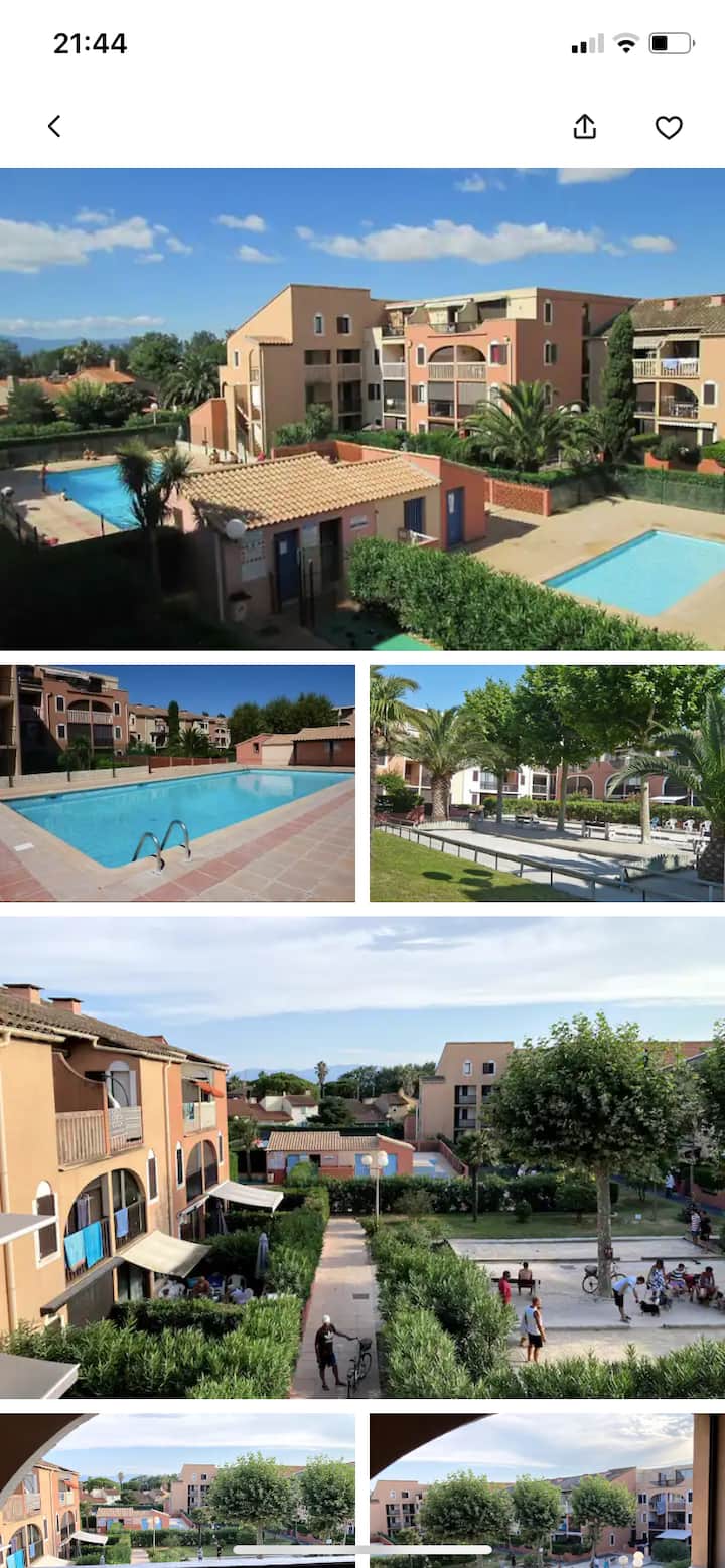 Location Appt Climatisé Les Coraux à Canet Plage - Canet-en-Roussillon