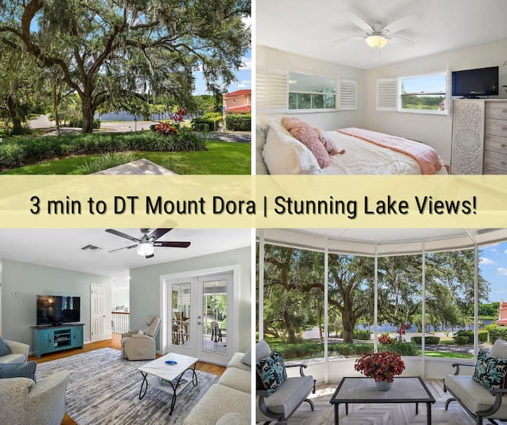 *3 Min Drive To Dt Mt. Dora! Lake Views! - Mount Dora, FL