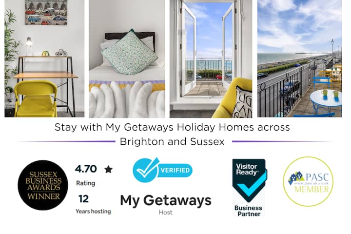 Cheeky Chappie Direct Sea Views | By My Getaways - Brighton