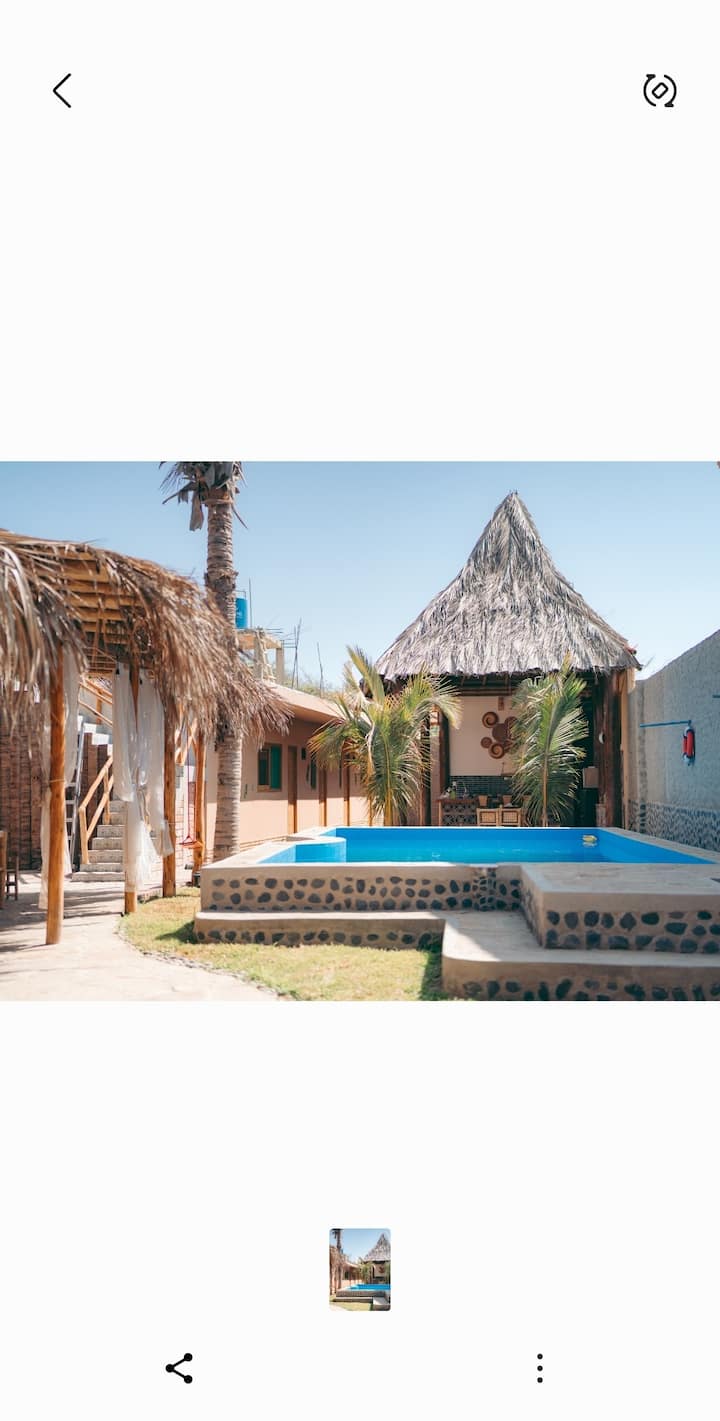 Casa C/piscina Iguana House. - Máncora