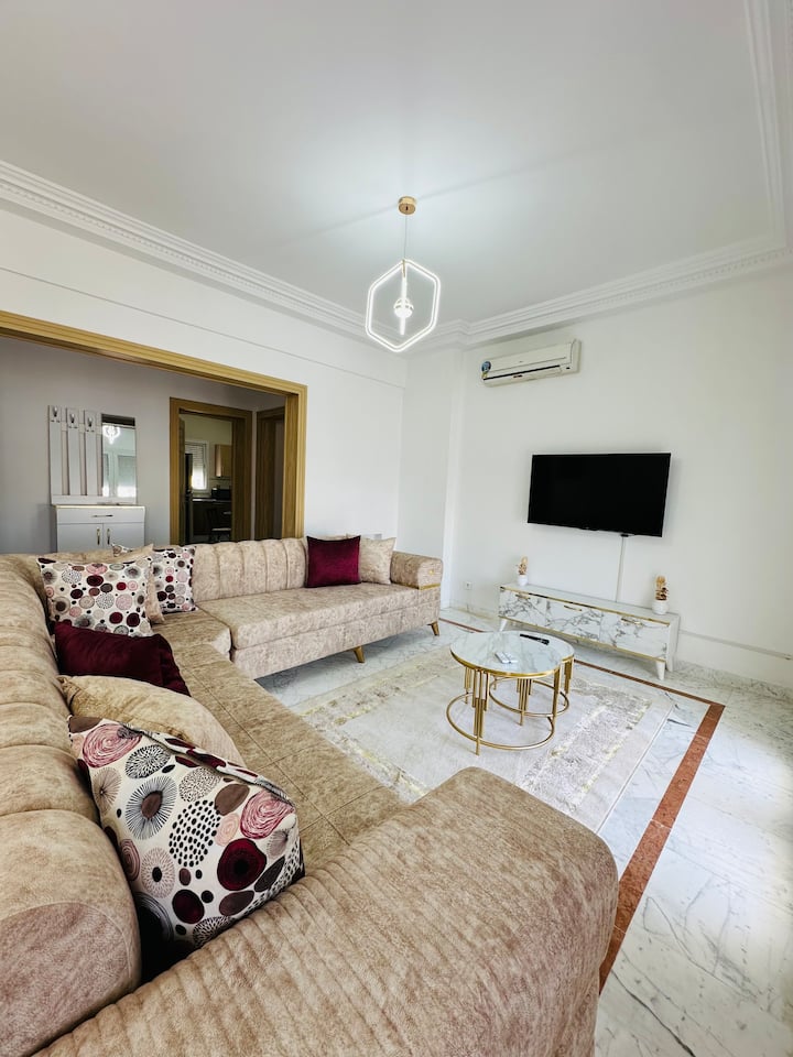 Stunning 3 Br Apartment, Bbq, Wifi, Ac - Sousse