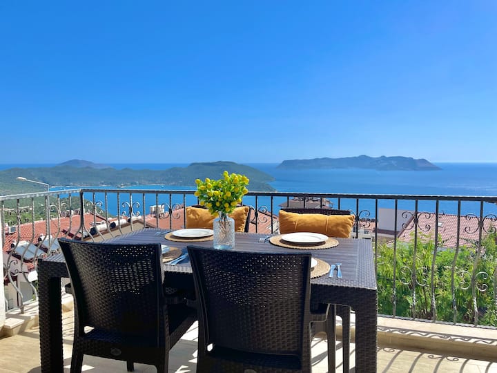 Islands In The Sun – Kaş Spacious Sea View Condo - Kaş