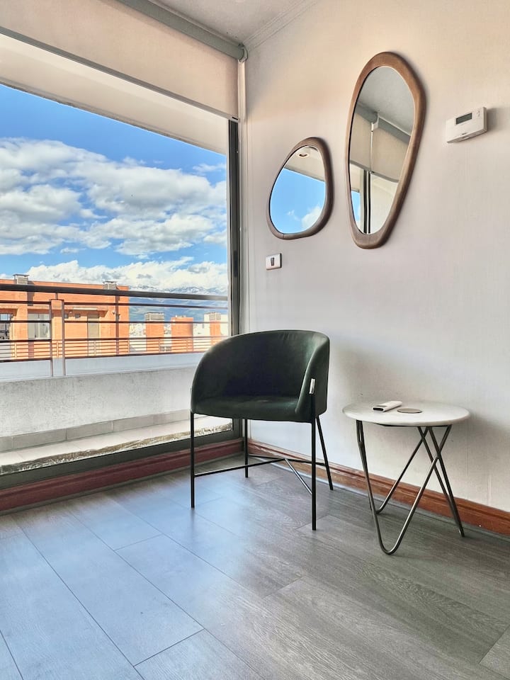 Luminoso Y Acogedor Departamento Con A/c - Vitacura