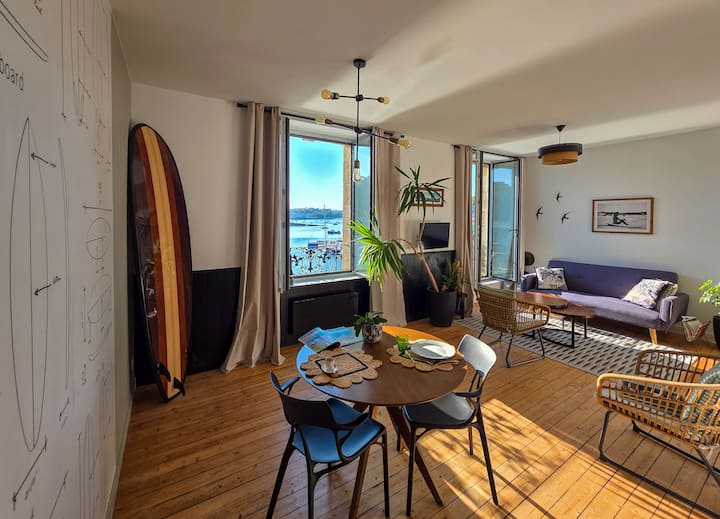 Grand Appartement Face à La Mer Balcon & Terrasse - Audierne