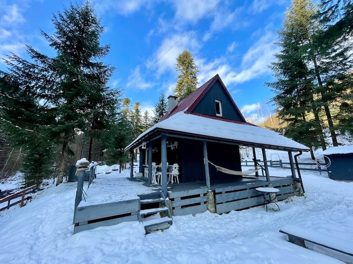 Piwniczna 187 - Vintage House /Tub, River, Forest/ - Vyšné Ružbachy