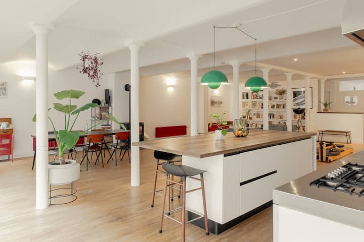 Modern Loft Close To Citycenter - Jette