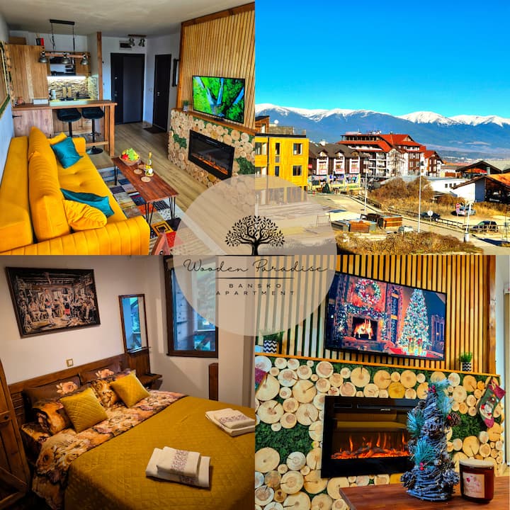 3 Min Walk To Lift, Free Parking, Cozy Flat + View - Bansko