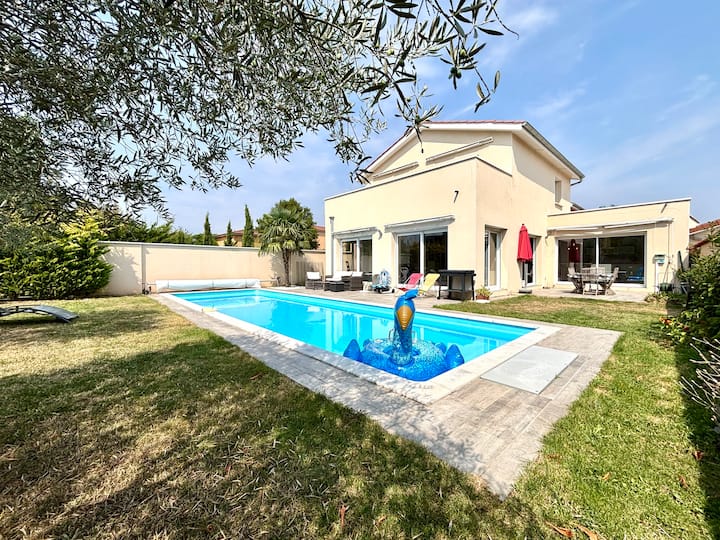 La Bulle D’eau - 4ch• Wifi• Piscine•billard•calme - Brignais