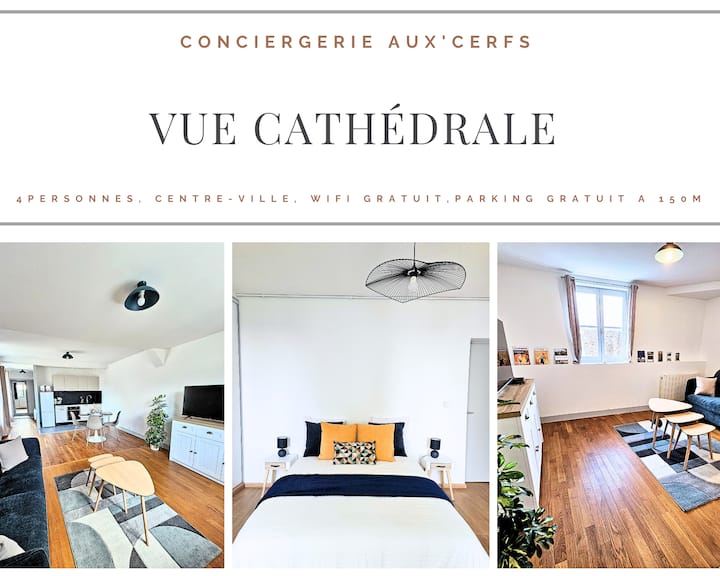 Aux'cerfs -  Vue Cathédrale - Monéteau