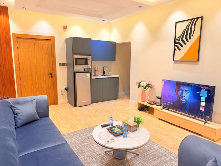 ٣٠٤شقة غرفتين وصالة جميلة في حي الياسمين - Riyadh