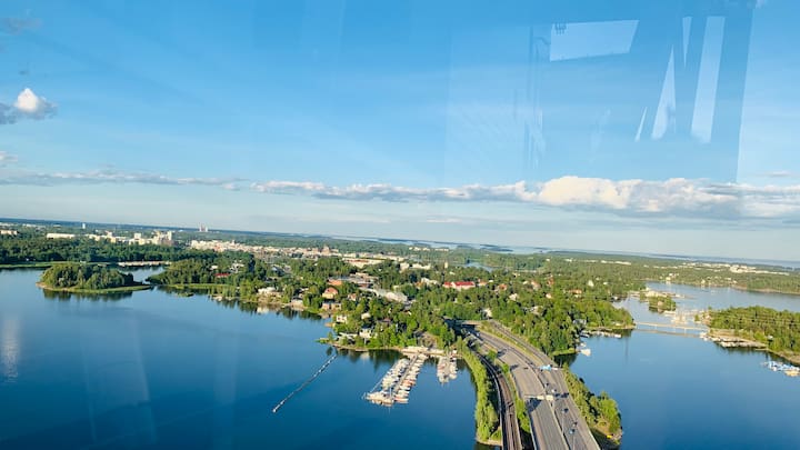 Sunny Brand New Sea View Spacious Modern Cozy Home - Helsinki