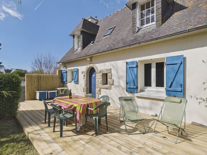 Jolie Maison Familiale Et Colorée Pour 6 - Pont-l'Abbé