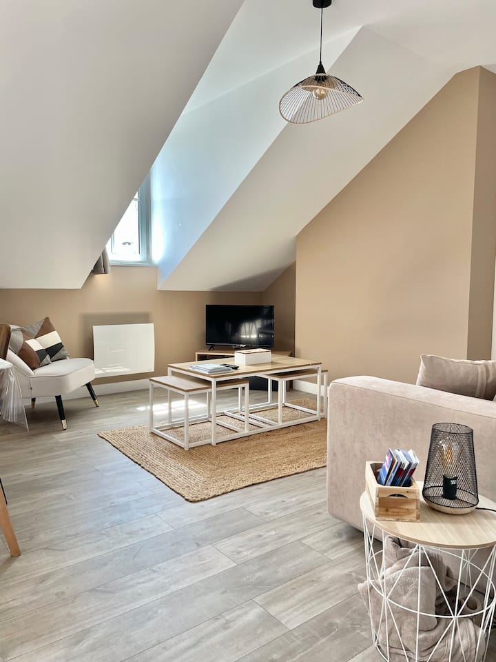Appartement Cosy Familiale + Parking + Garage Vélo - Saumur