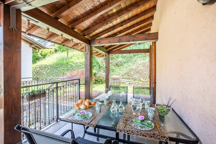 L’acero Rosso - Giardino Privato E Box Auto - Menaggio