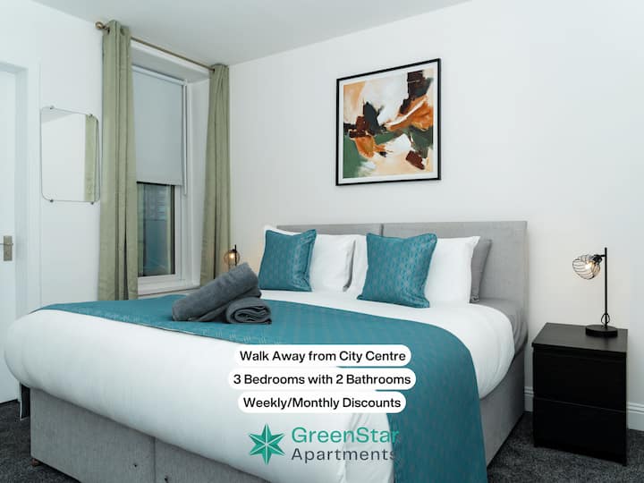 Greenstar - 4 Beds - 3 Bedrooms - 2bath - 6 Guests - Dundee
