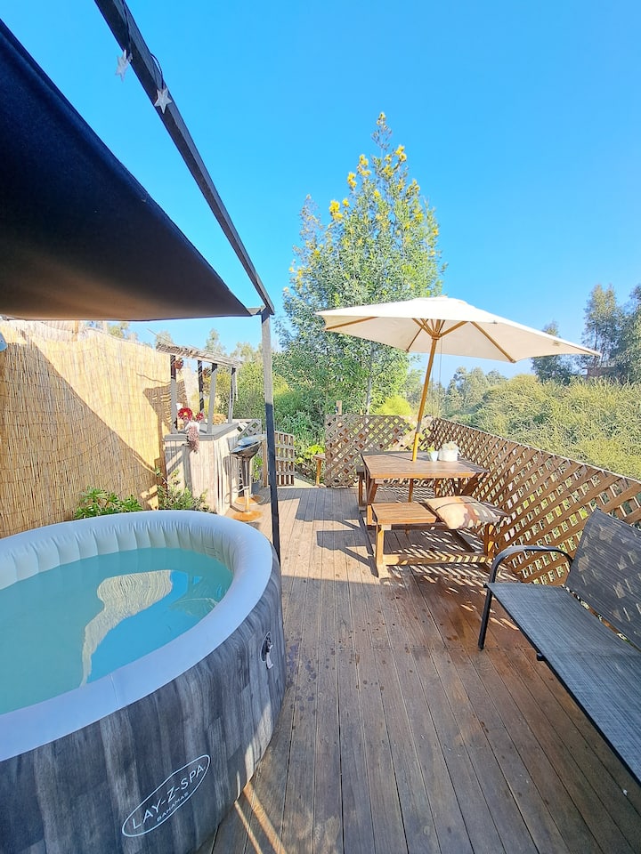 Cabaña Con Jacuzzi Rincón Nativo 3 - Algarrobo