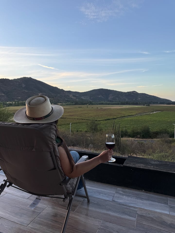 Bello Lodge Con Vista Panoramica En Santa Cruz - Colchagua
