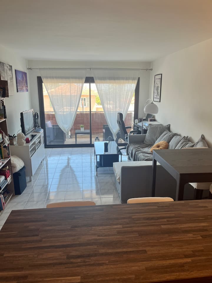 Grand Appartement Climatisé+parking Près De La Mer - Antibes