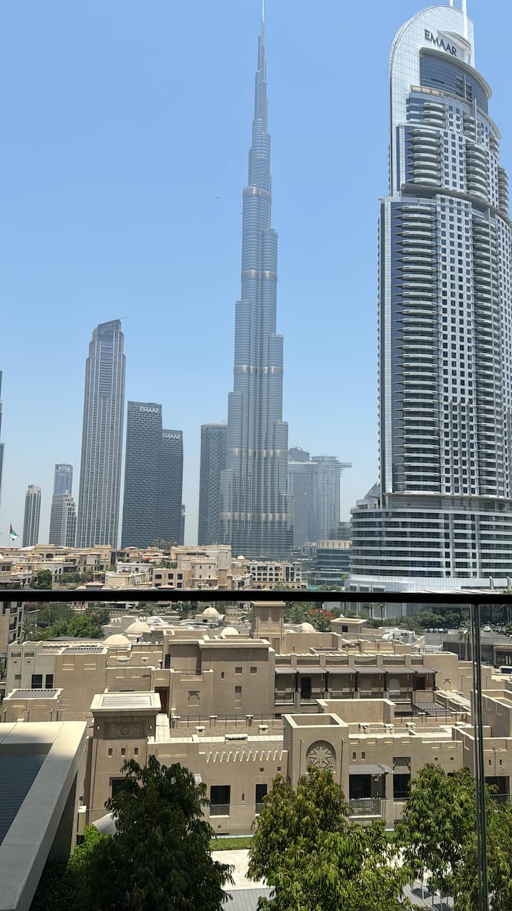 Full Burj Khalifa View |New 2br | 4 Beds | Balcony - Dubaï