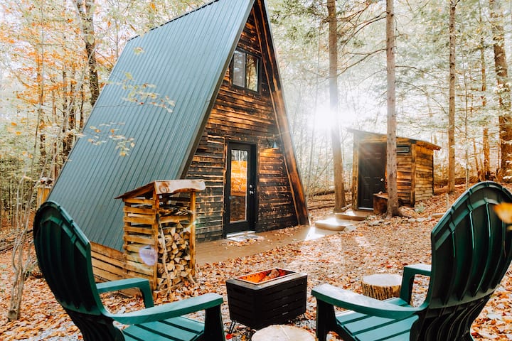 Handcrafted A Frame Near Newfound Lake And Hiking - New Hampshire (State)