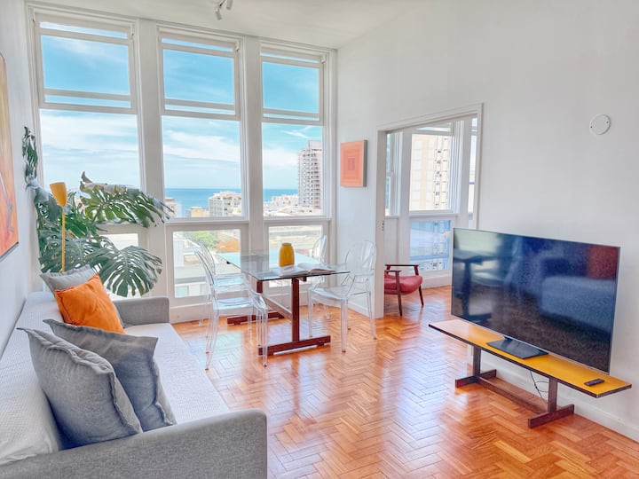 Stunning Ocean View - 2 Spacious Brs Ipanema Beach - Rio de Janeiro