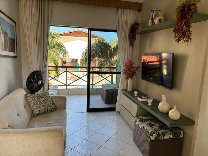 Flat Para 1 (Um) Casal + 2 Crianças Ou 3 Adultos. - Aquiraz