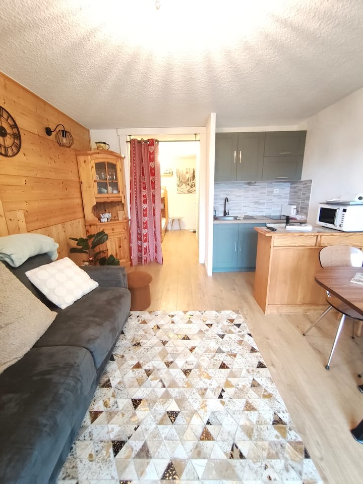 Le Nid D’amélie – Studio 4 Personnes Vue Montagne - Sallanches