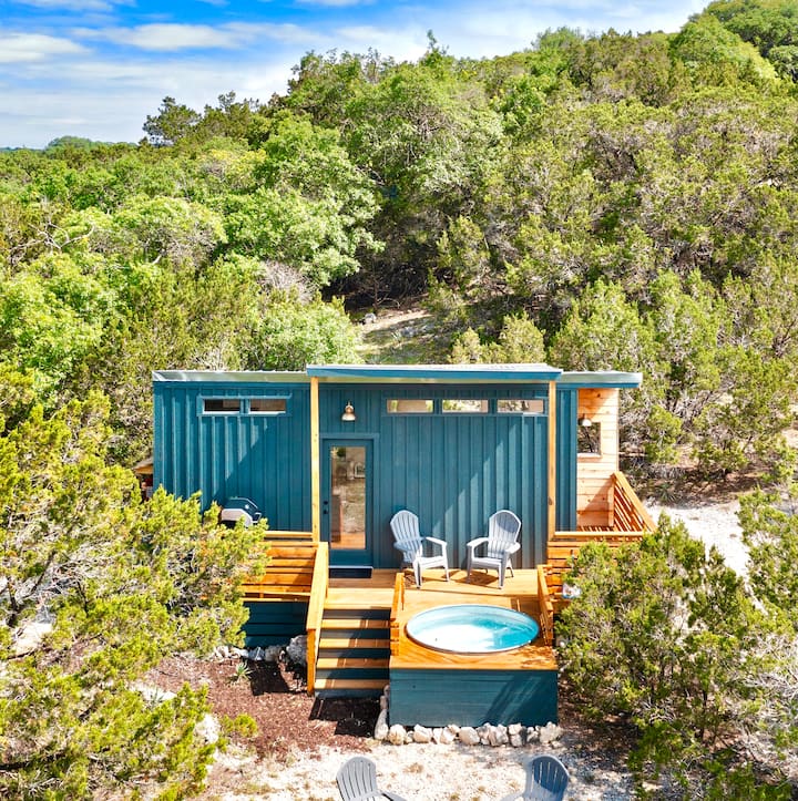 The Hideaway: Hot Tub,view, Fire Pit, Grill! - Texas