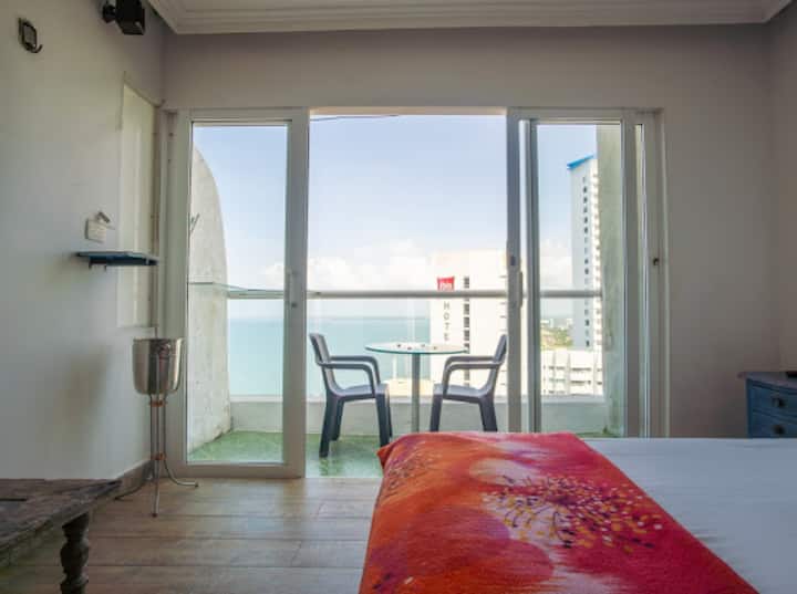 Apartaestudio Frente Al Mar (úLtimo Piso) - Cartagena de Indias
