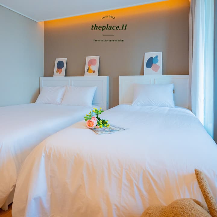 Theplace.h-18 > 2beds+소파베드 | 고층 시티&뷰포인트 | 최대5인 - Busan