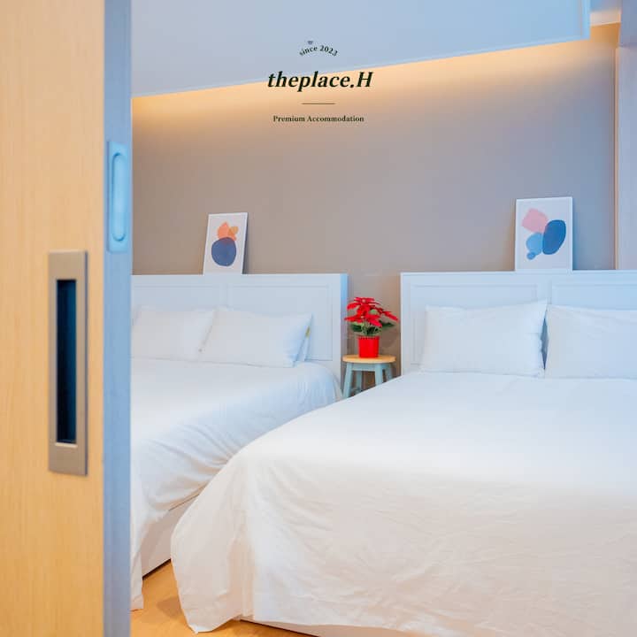 H-18 • 2beds | 고층 와이드룸 오션 포인트 | 스위트 패밀리 | 최대 6인 - Busan