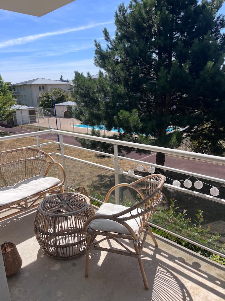 Charmant Appartement Avec Piscine à 10 Min De Caen - Lion-sur-Mer