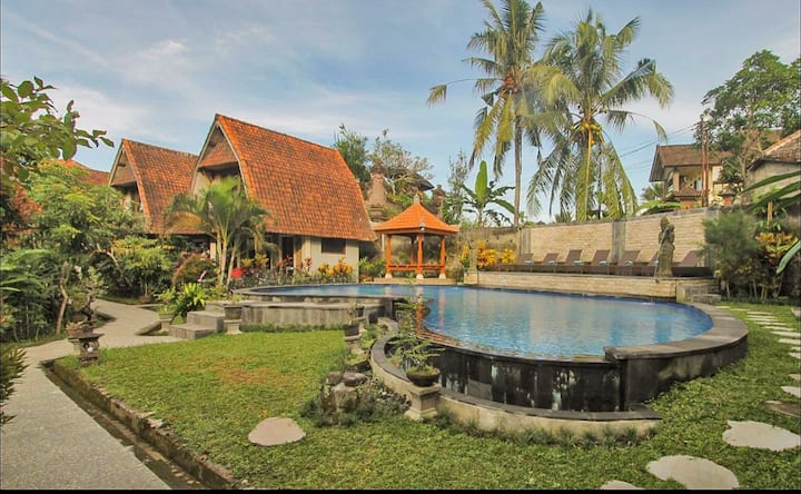 2br Bungalow Deluxe Sharing Pool - Ubud