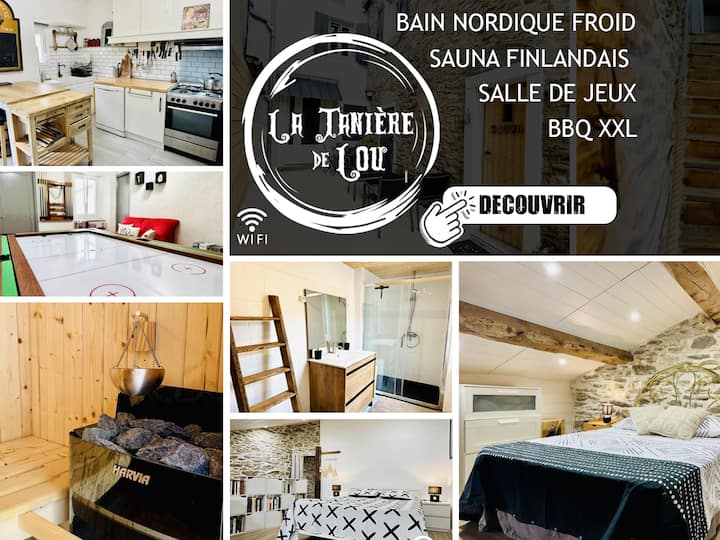 Maison De Charme En Pierre Avec Sauna Privatif - Mazamet