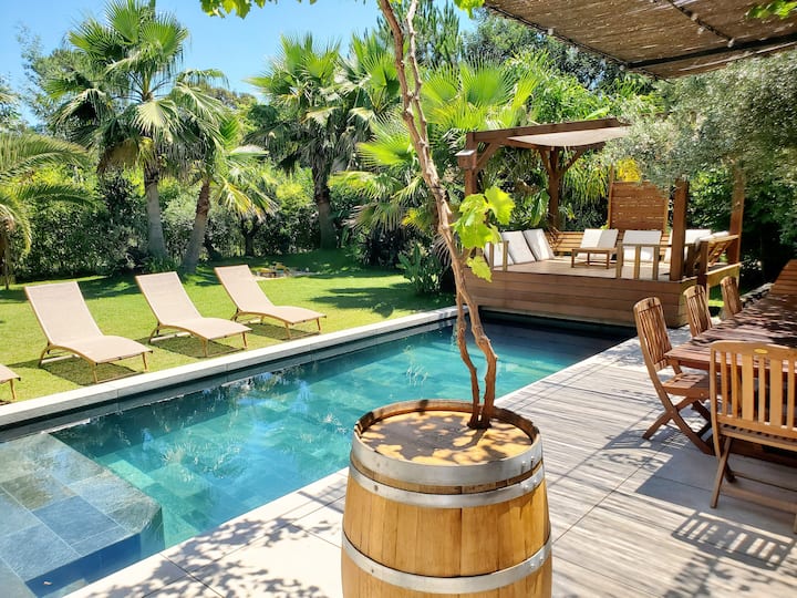 Luxury Palms Villa 5* Hossegor Golf -Pool&petanque - Capbreton