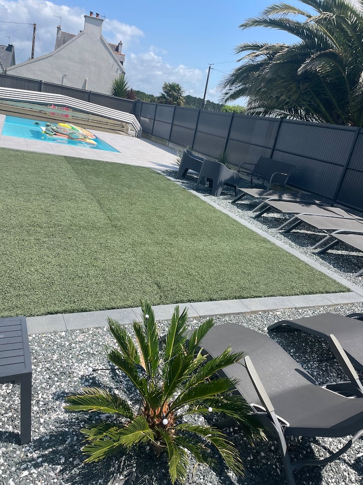 Maison Avec Piscine Privée Location Saisonnière - Concarneau